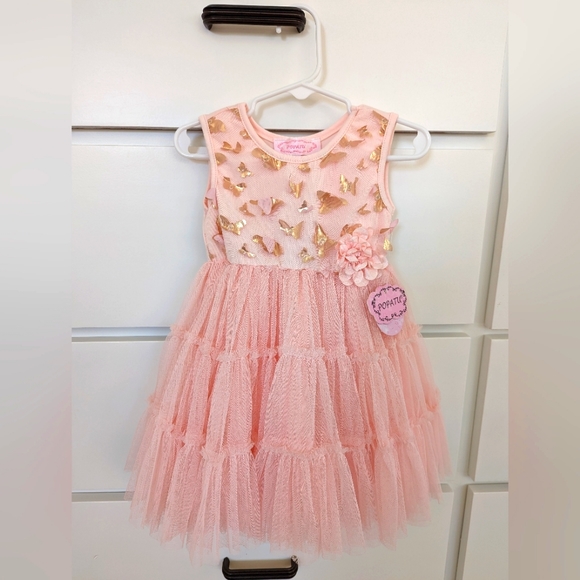 Popatu | Dresses | Nwt Popatu Baby Girl Pink Tulle Tutu Dress 8m | Poshmark